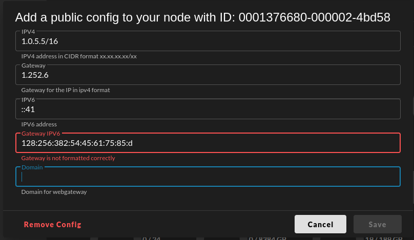 Validation in Add a public config to your node · Issue #247 · threefoldtecharchive/tfgrid ...