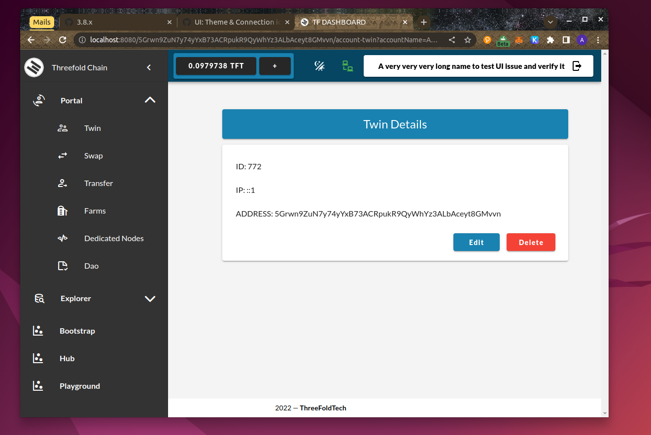 UI: Theme & Connection icons are hidden under the balance at certain window sizes · Issue #239 ...