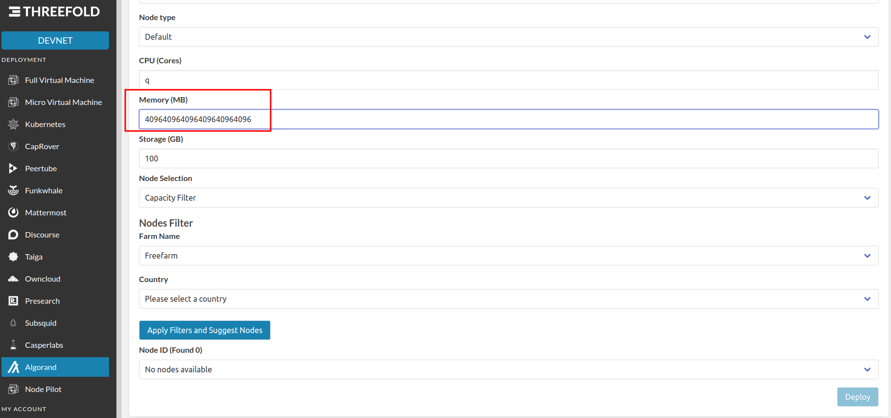 Algorand input validation · Issue #1048 · threefoldtecharchive/grid_weblets · GitHub