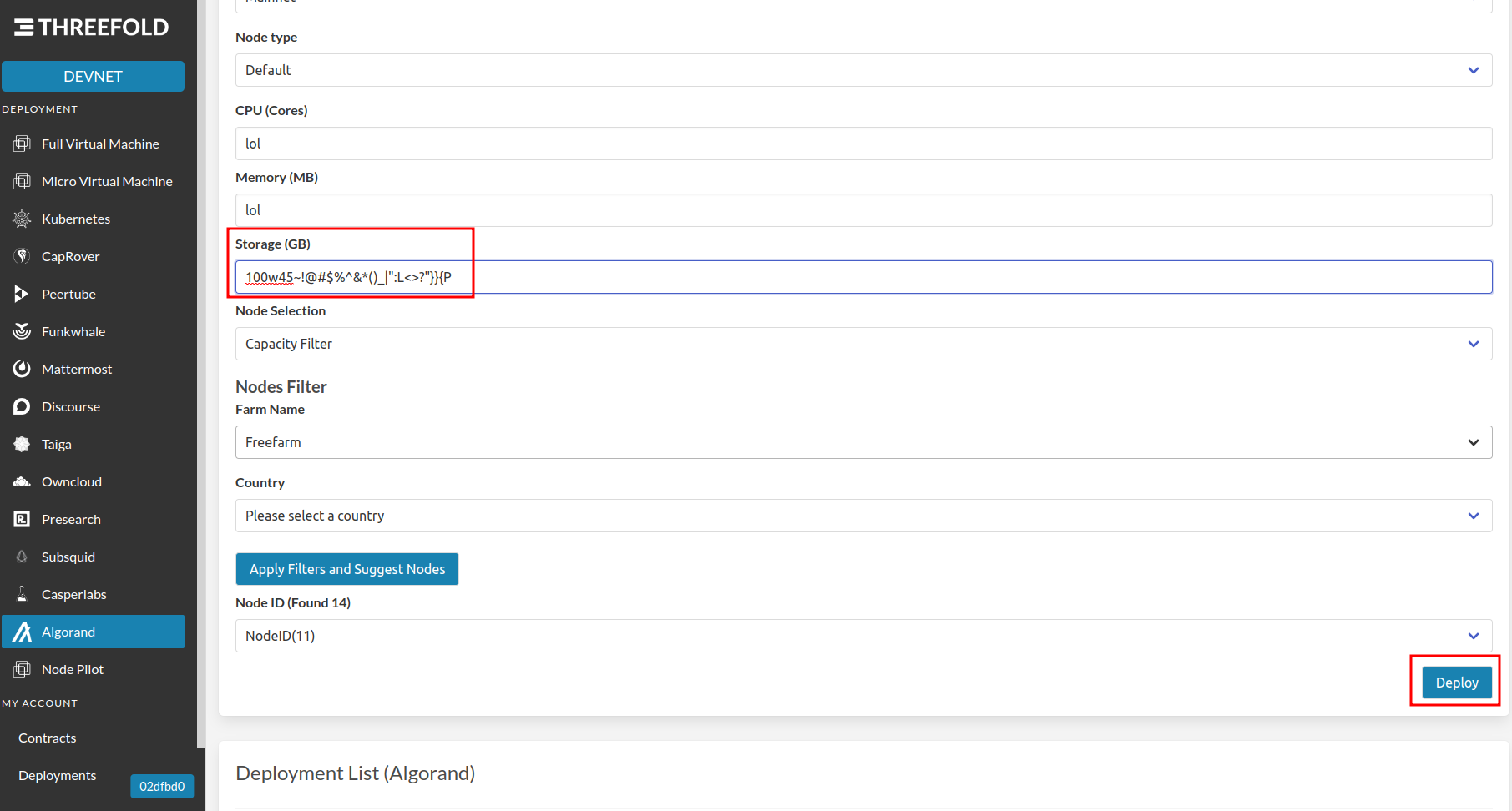 Algorand input validation · Issue #1048 · threefoldtecharchive/grid_weblets · GitHub