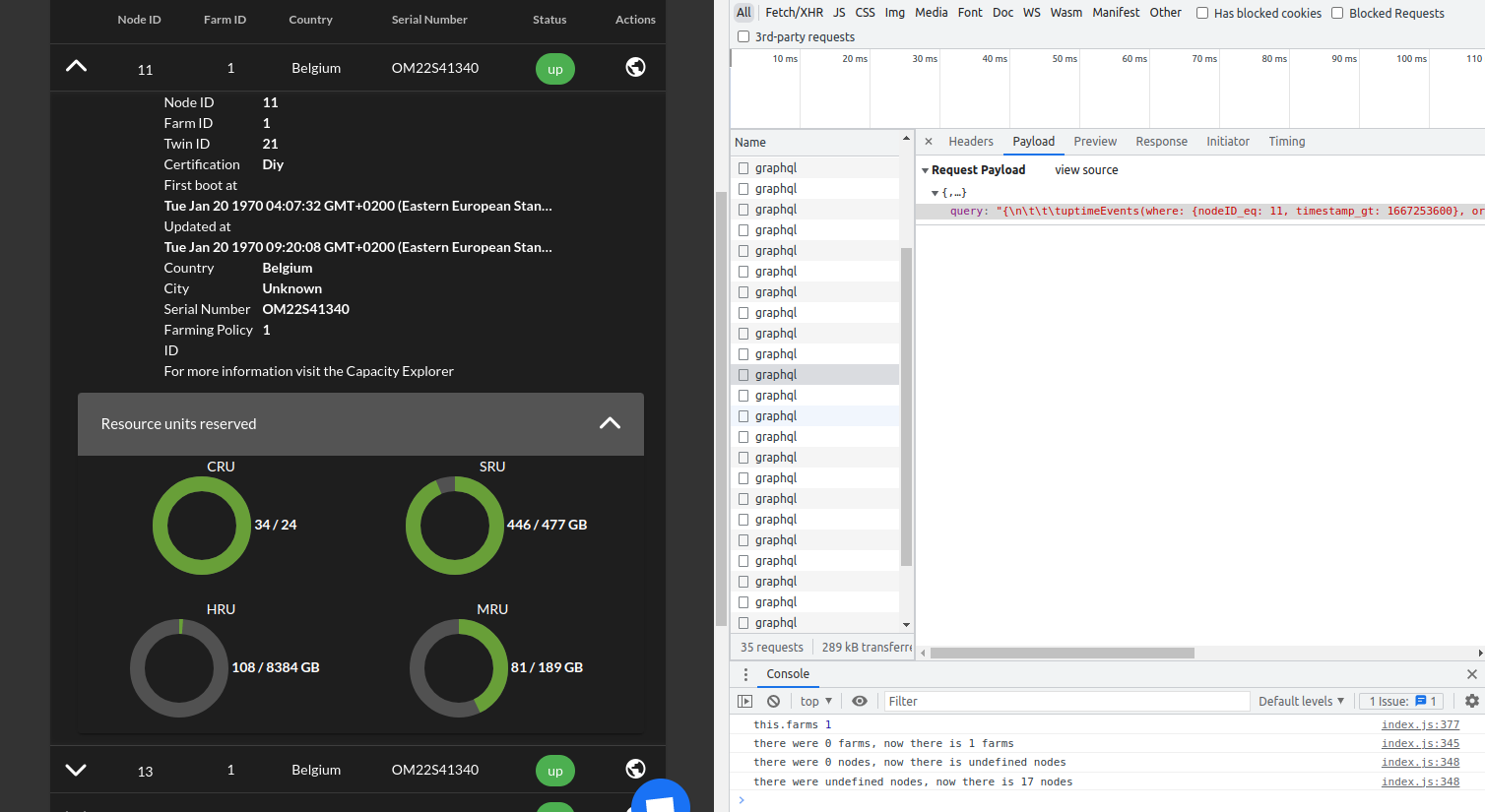 Nodes show down in portal until page refresh · Issue #277 · threefoldtecharchive/tfgrid ...