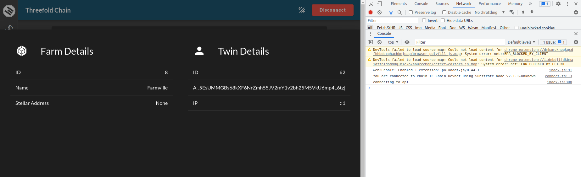 Explorer: Multiple Errors in the console when you expand any farm ...