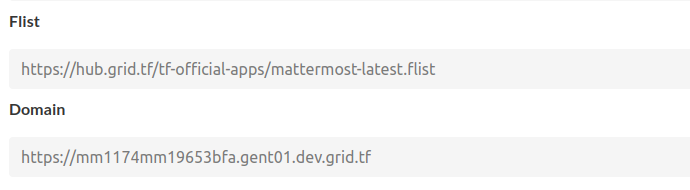 domain created in mattermost is missing in details page after deployment · Issue #1266 ...
