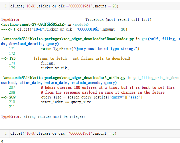 Example code doesn't work · Issue #117 · jadchaar/sec-edgar-downloader ...
