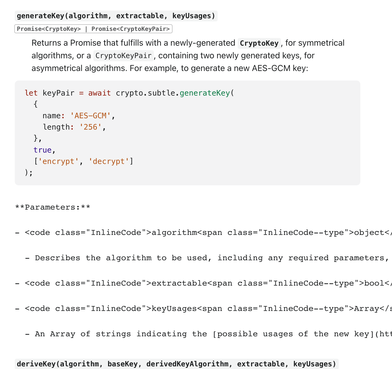 Incorrect Formatting On Workers Webcrypto Page · Issue 3740 · Cloudflarecloudflare Docs · Github