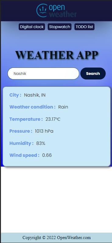 The top stories tab is not visible mobile view · Issue #34 · codemaniac-sahil/weather-app-api ...