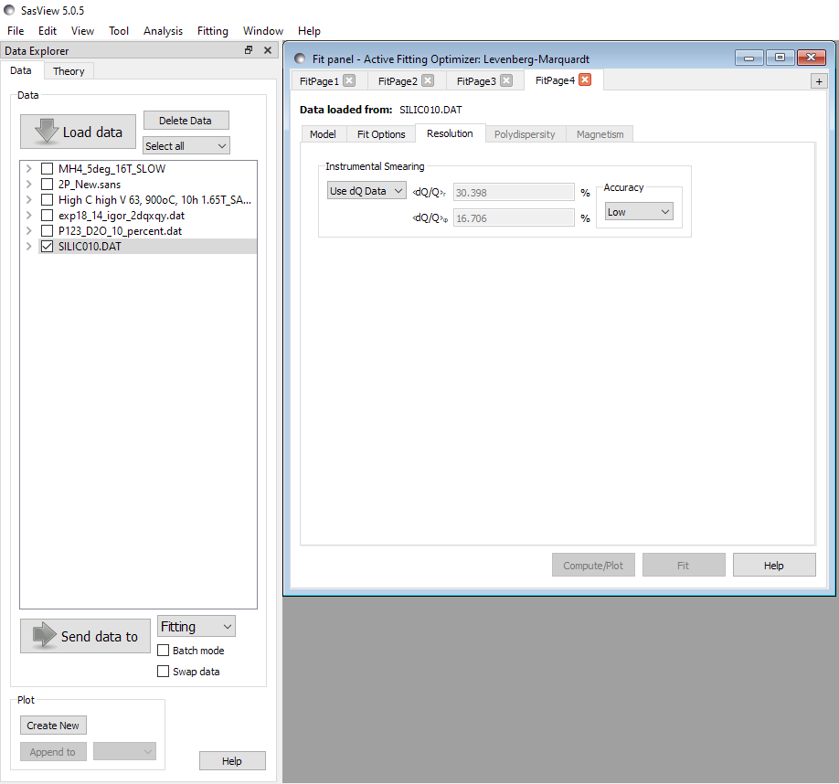 Resolution from 2D file ignored? · Issue #2500 · SasView/sasview · GitHub