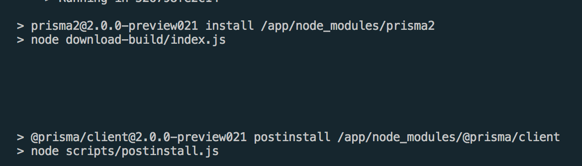 Download prints many empty lines · Issue #1551 · prisma/prisma · GitHub