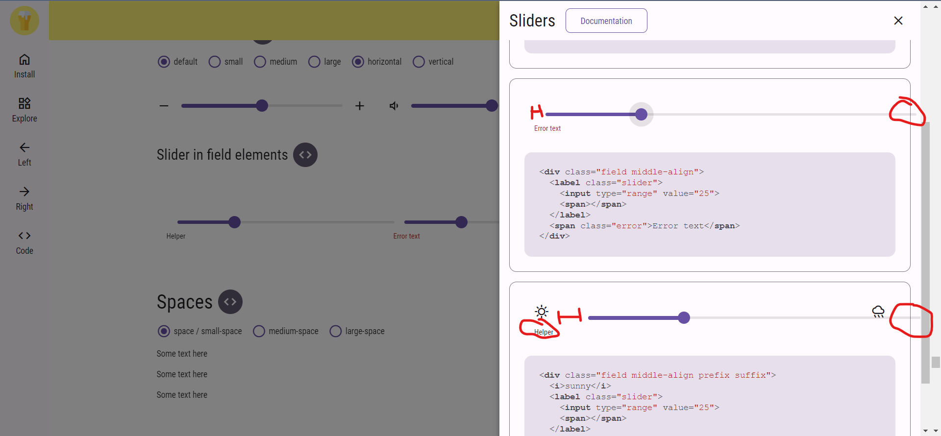 Sliders in field elements · Issue #181 · beercss/beercss · GitHub