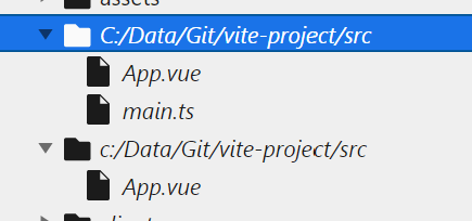 Inconsistent path names in vue sourcemaps on Windows · Issue #4504 · vitejs/vite · GitHub