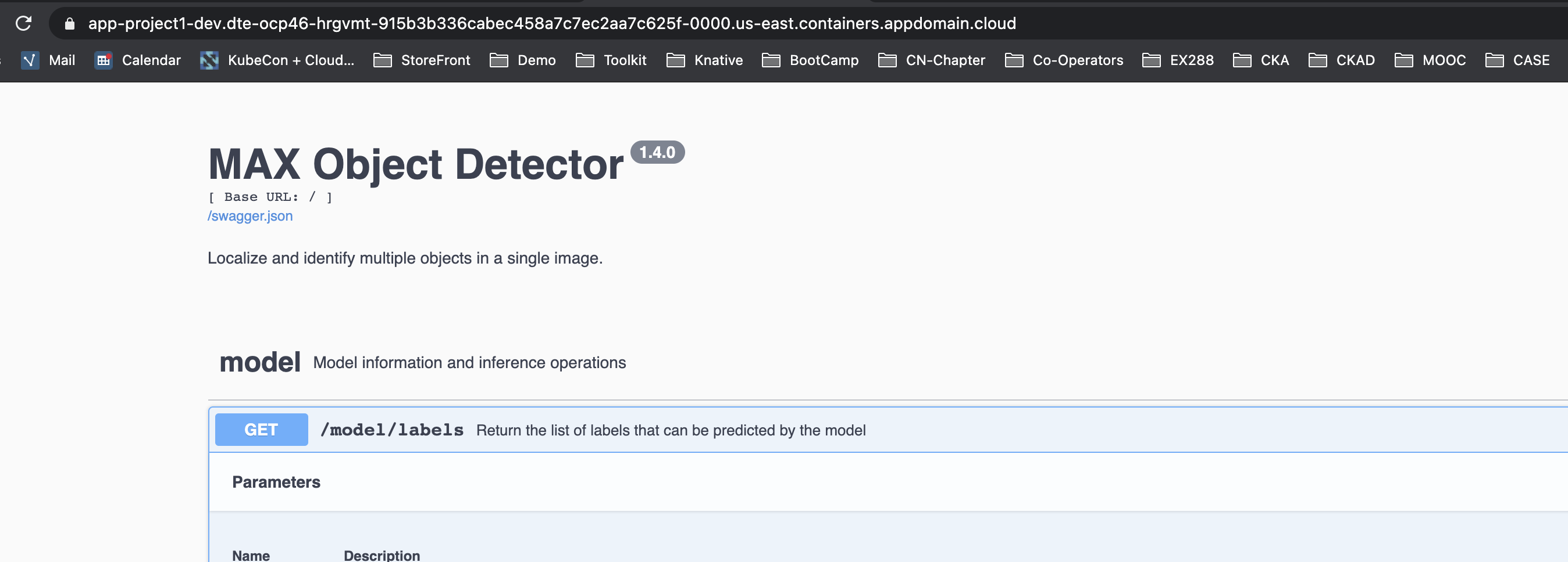 swagguer UI doesn't work on OpenShift using secure ssl/https route · Issue #166 · IBM/MAX-Object ...