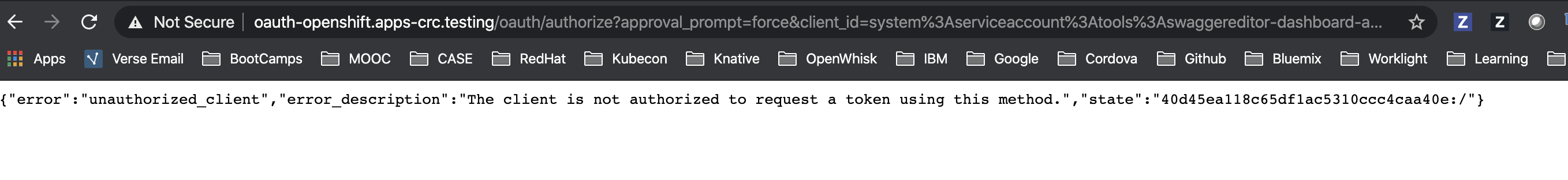 apieditor not accesible on crc · Issue #180 · cloud-native-toolkit/planning · GitHub