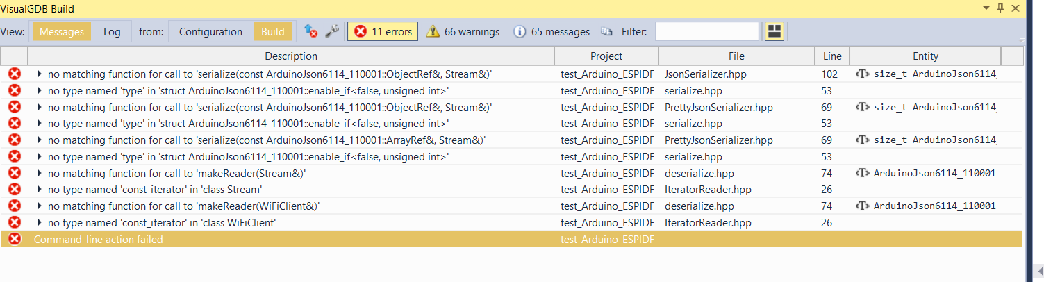 Arduinojson Compilation Error In Espidf With Arduino As Components · Issue 1326 · Bblanchon