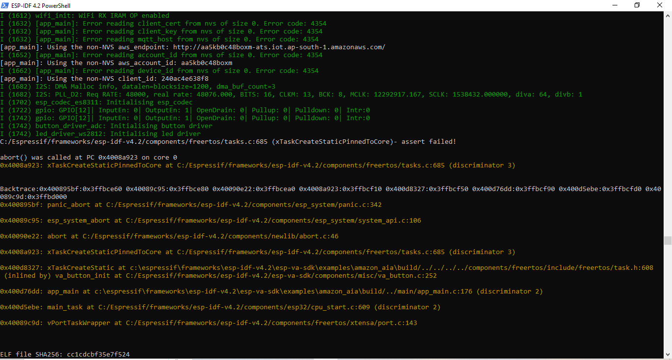 Device Not connectable after building and flashing AIA example to Vaquita board · Issue #165 ...