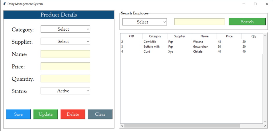 Github Rushikesh102dairy Management System Python 