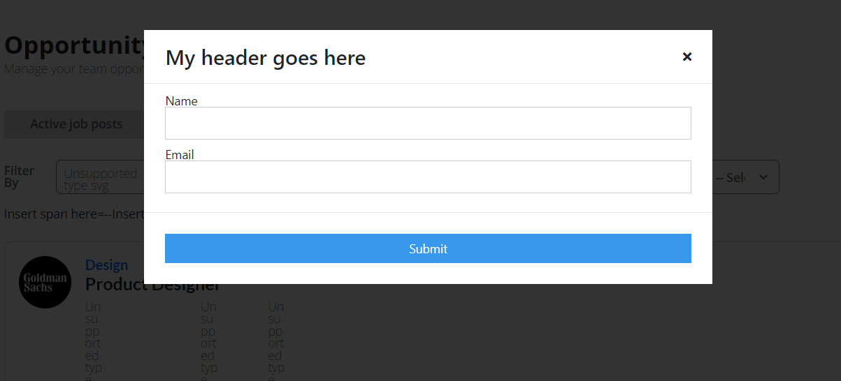 How to show a form in Modal? · Budibase budibase · Discussion #10223 ...