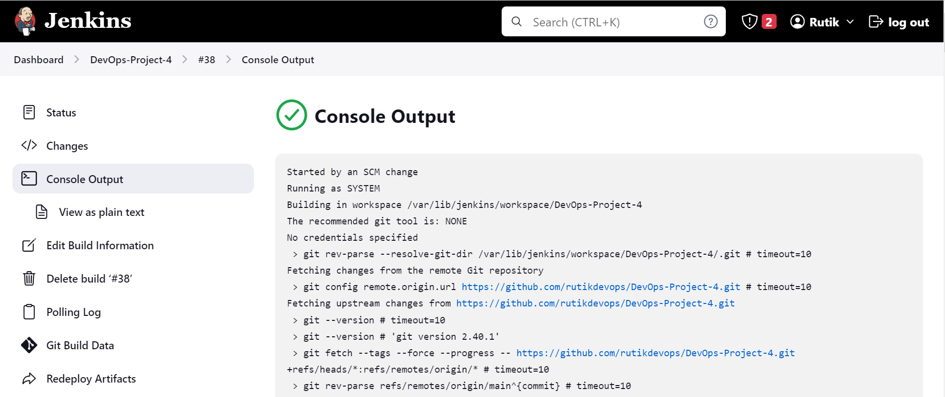 Github Rutikdevopsdevops Project 4
