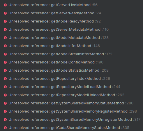 Missing methods in Kotlin/Java code generated using gRPC · Issue #2112 · triton-inference-server ...