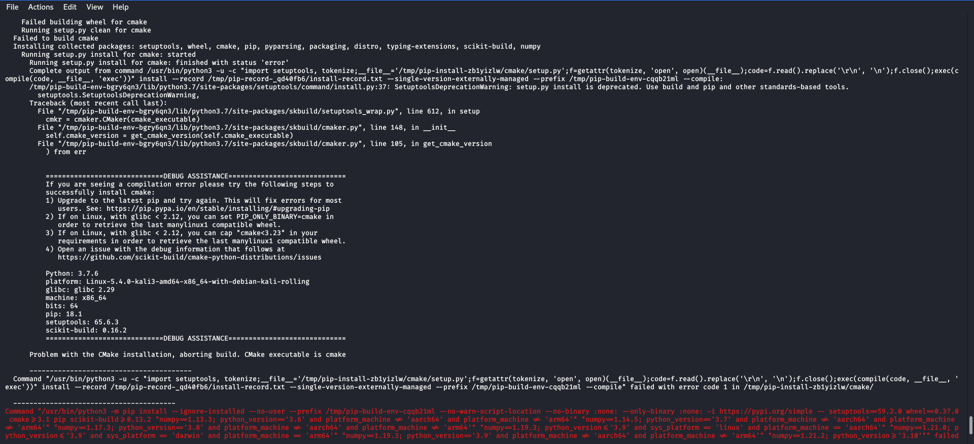 [BUG] Having installation problems, I tried it on 2 different machines, same error twice · Issue ...