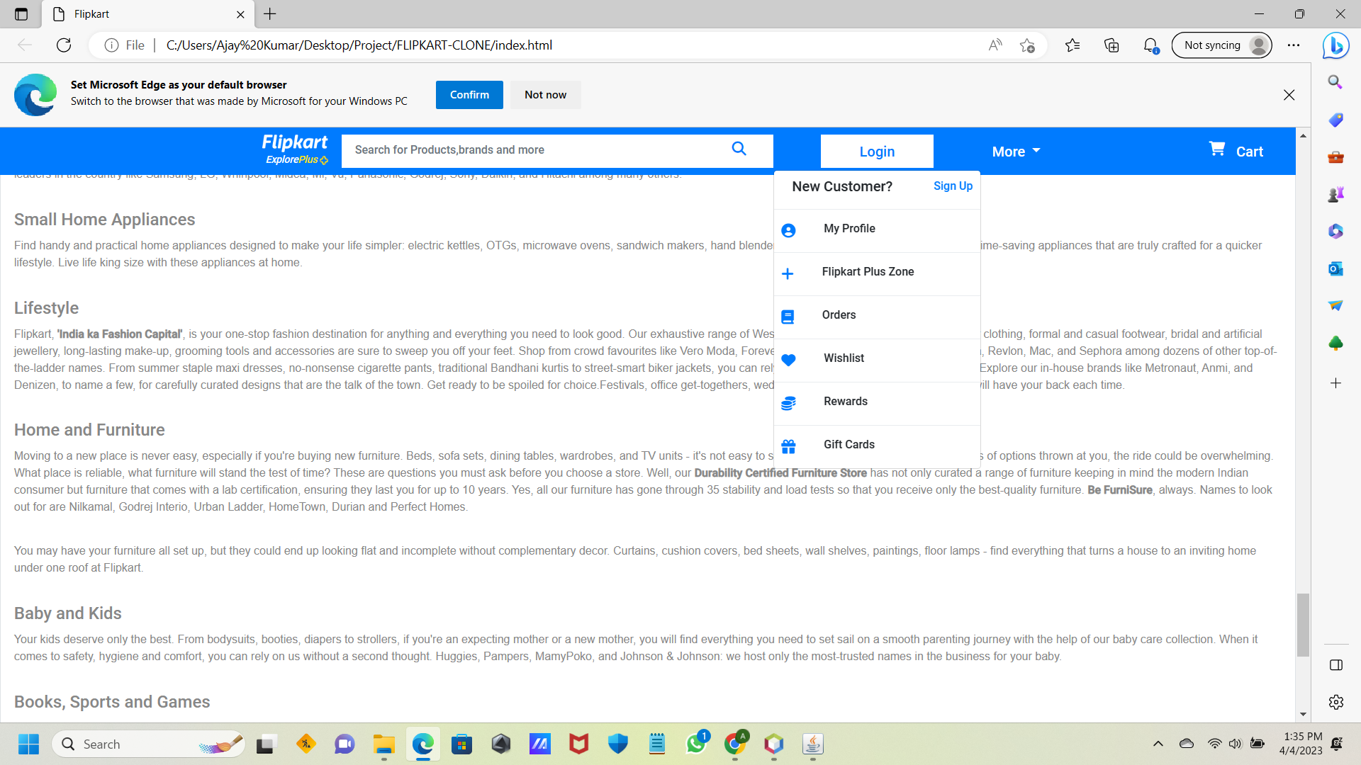 GitHub - Ajaykumar-1201/Flipkart-clone