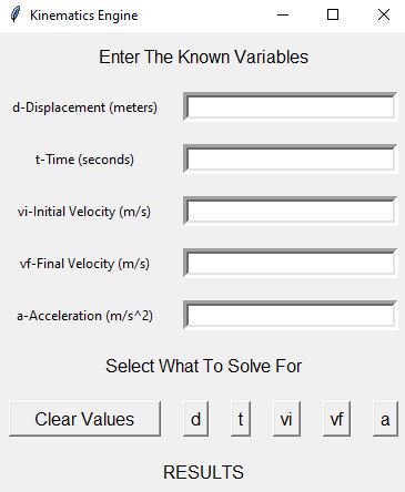 GitHub - SatyamKumarJha0708/Physics_solver: It's an kinematic equation ...