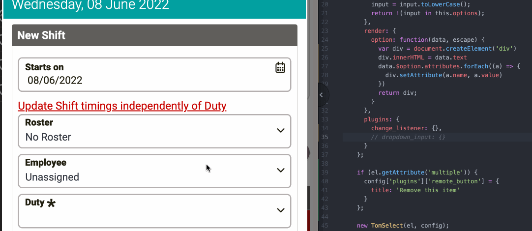 plugins causing unexpected behaviour · Issue #397 · orchidjs/tom-select · GitHub