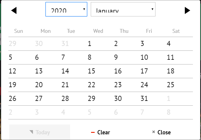 Some text cut when selectYears: true or selectMonths: true · Issue #1040 · amsul/pickadate.js ...