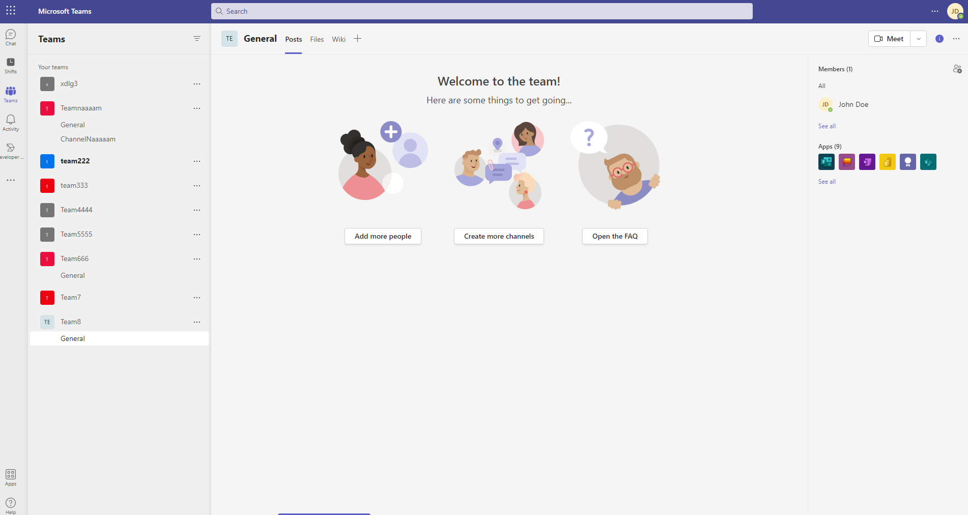 Teams App/Bot takes a long time to appear in a created team (if it even appears) and then keeps ...