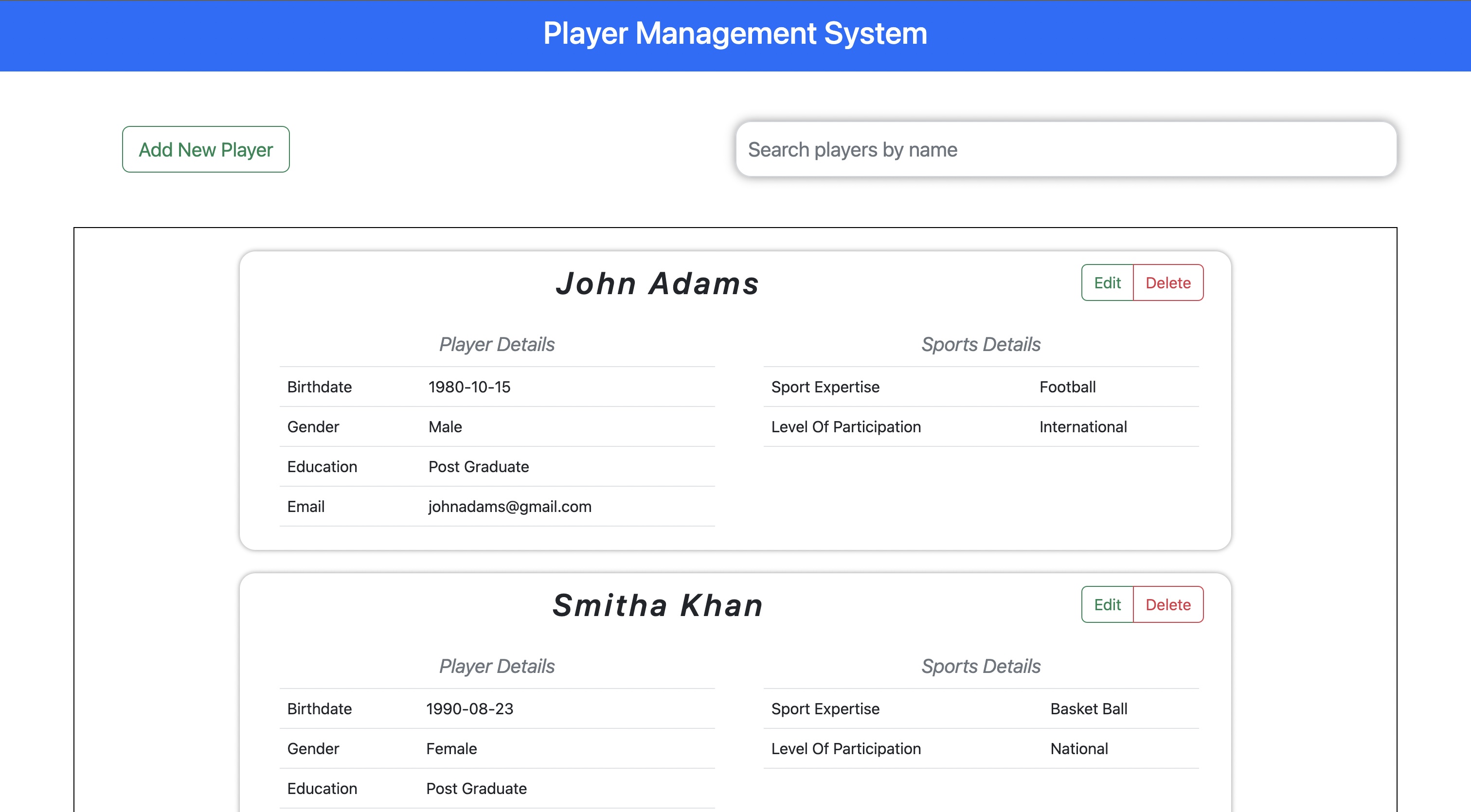 GitHub - Atchaya-Saravanan/player-management