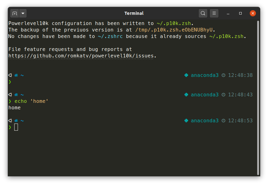 No transient option on Ubuntu+prezto · Issue #1054 · romkatv/powerlevel10k · GitHub
