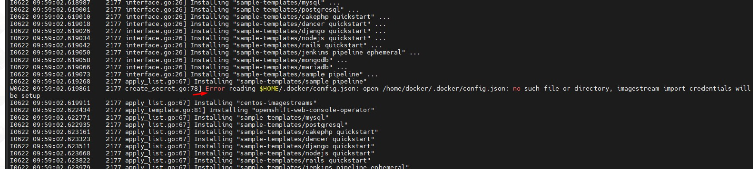 Minishift start fails because of unable to pull images from docker registry · Issue #3521 ...
