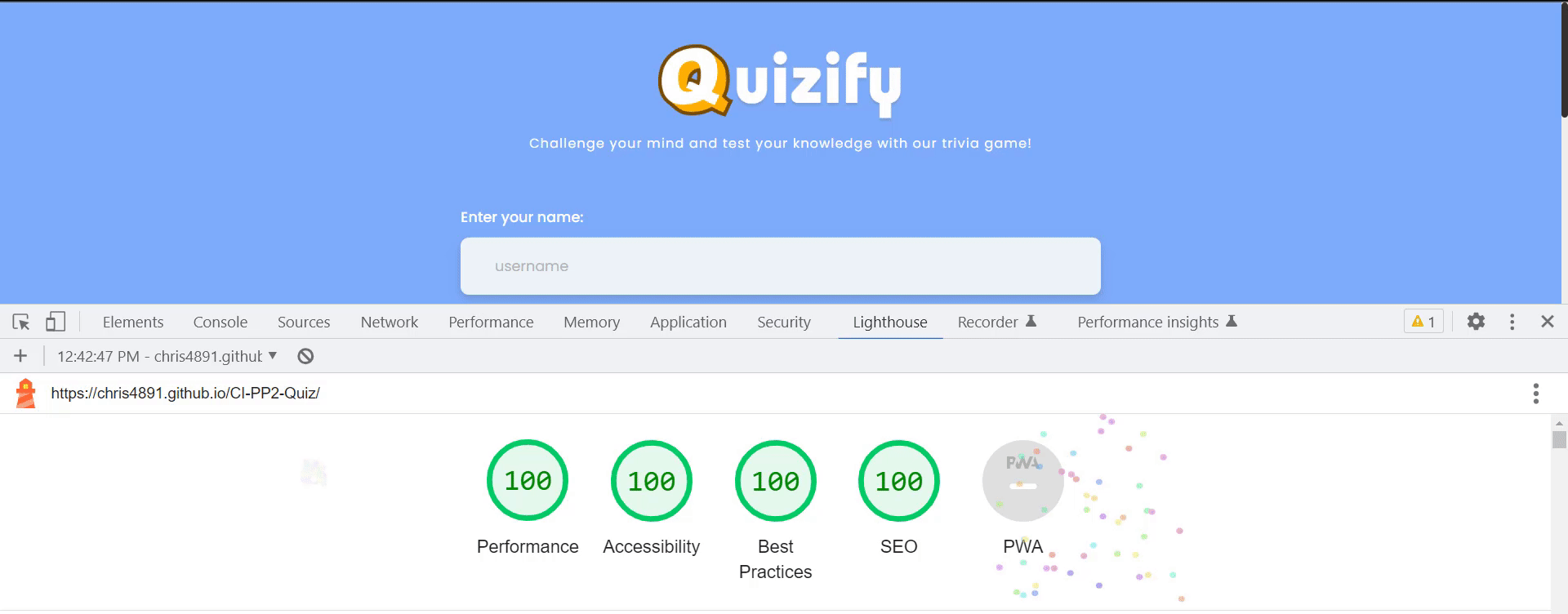 GitHub - Chris4891/CI-PP2-Quiz