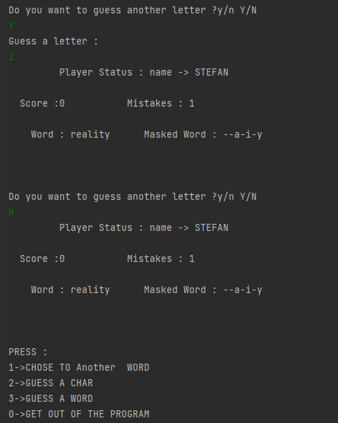 GitHub - DEP3-Crystal/HangmanProjectStefanRuci: Hangman Game in Console App