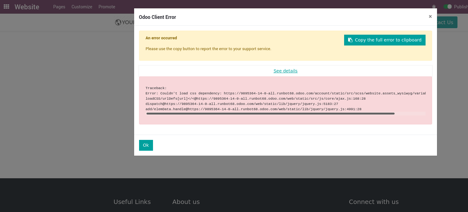 [14.0] Wysiwyg error viewing any editable page on Firefox. · Issue #76348 · odoo/odoo · GitHub