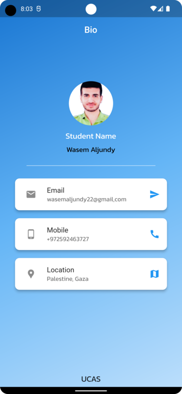 GitHub - WasemAljundy/bio_app: Personal Bio app built by flutter.