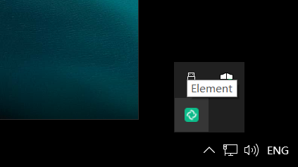Tray icon description when hovering shows `electron` on Element Desktop ...