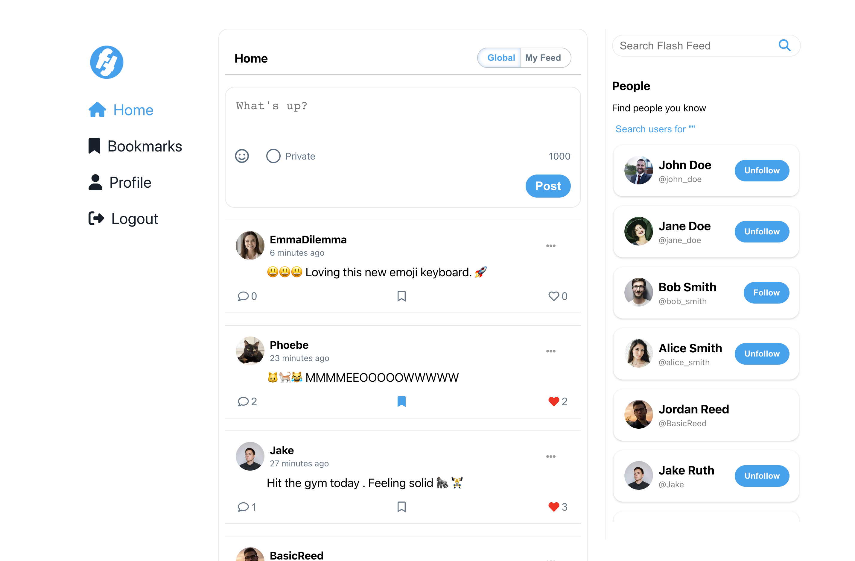 GitHub - basicReed/Flash-Feed