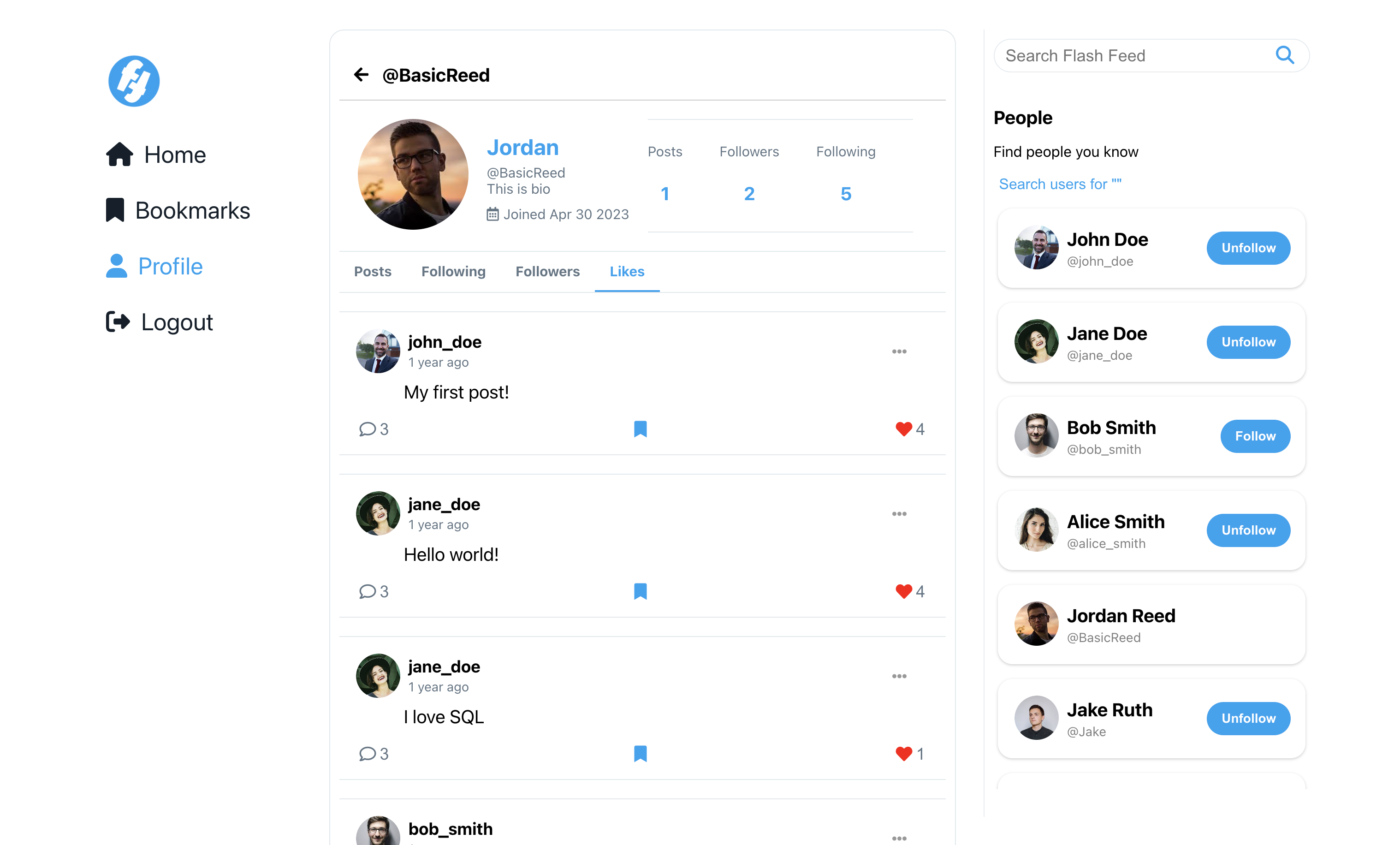 GitHub - basicReed/Flash-Feed