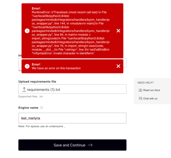 Bug Cannot Upload Byom Model · Issue 7310 · Mindsdbmindsdb · Github 