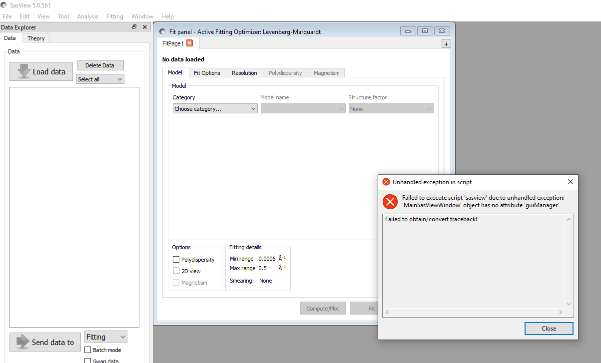 Windows installer artifacts from Github Actions fail to run · Issue #1981 · SasView/sasview · GitHub