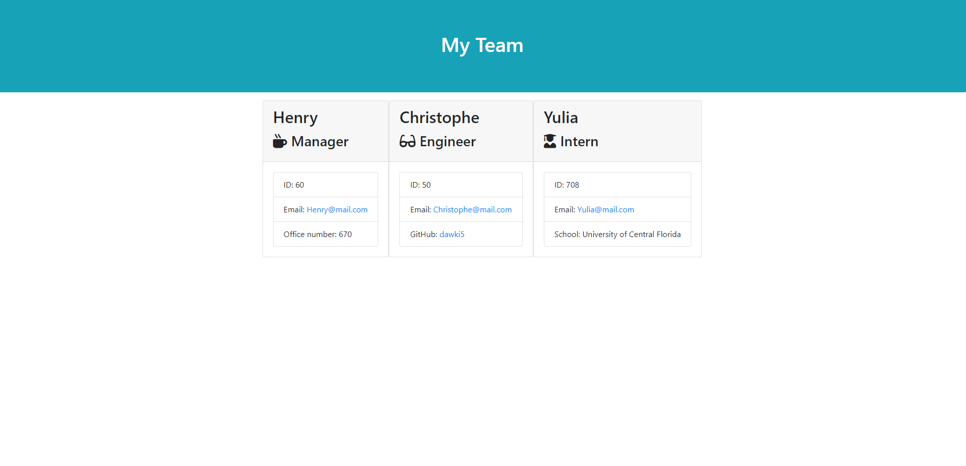 GitHub - dawki5/Team-Profile-Generator