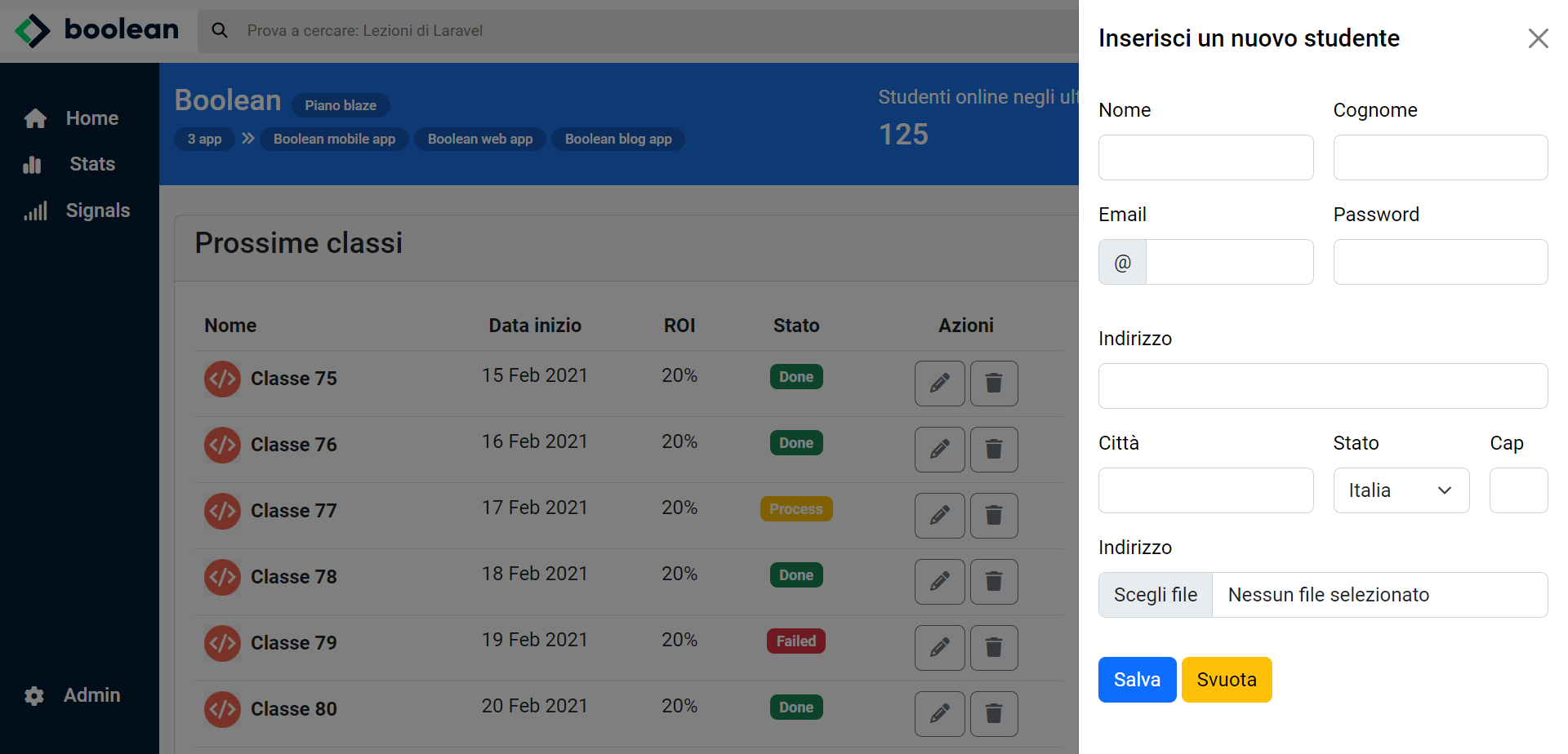 GitHub - micheleTummolo/html-css-bootstrap-dashboard