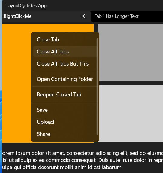 CommandBarFlyout causes crash with Windows.Ul.Xaml.LayoutCycleException · Issue #7696 ...