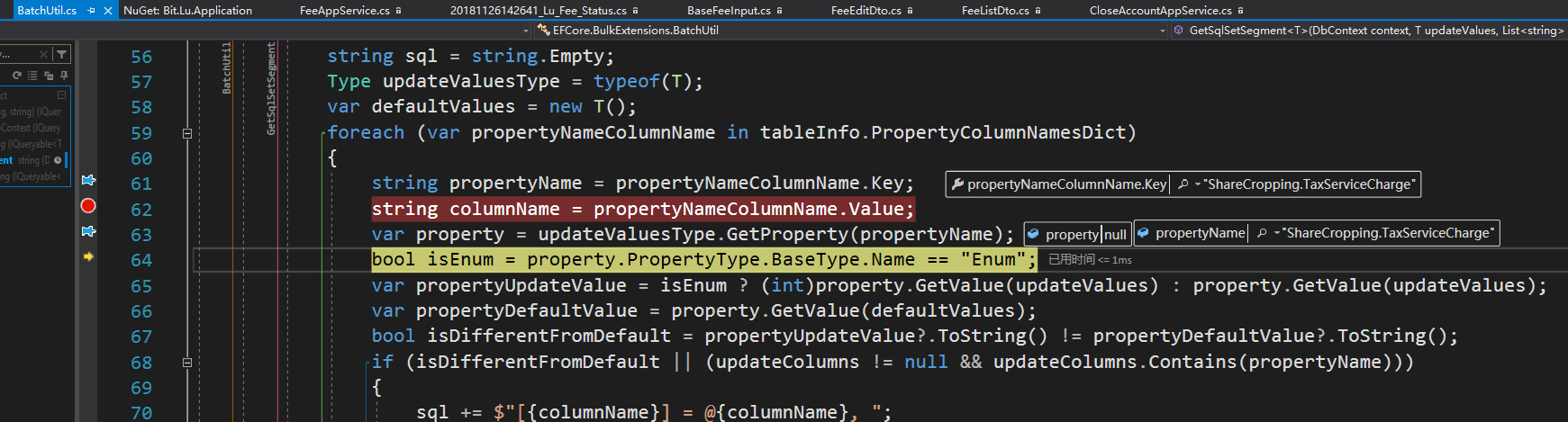 Batchupdate Fail Nullreferenceexception · Issue 103 · Borisdjefcorebulkextensions · Github