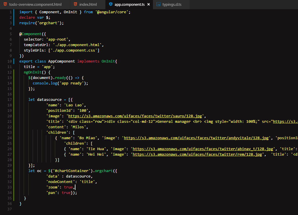 Implement library in angular-cli project · Issue #341 · dabeng/OrgChart · GitHub