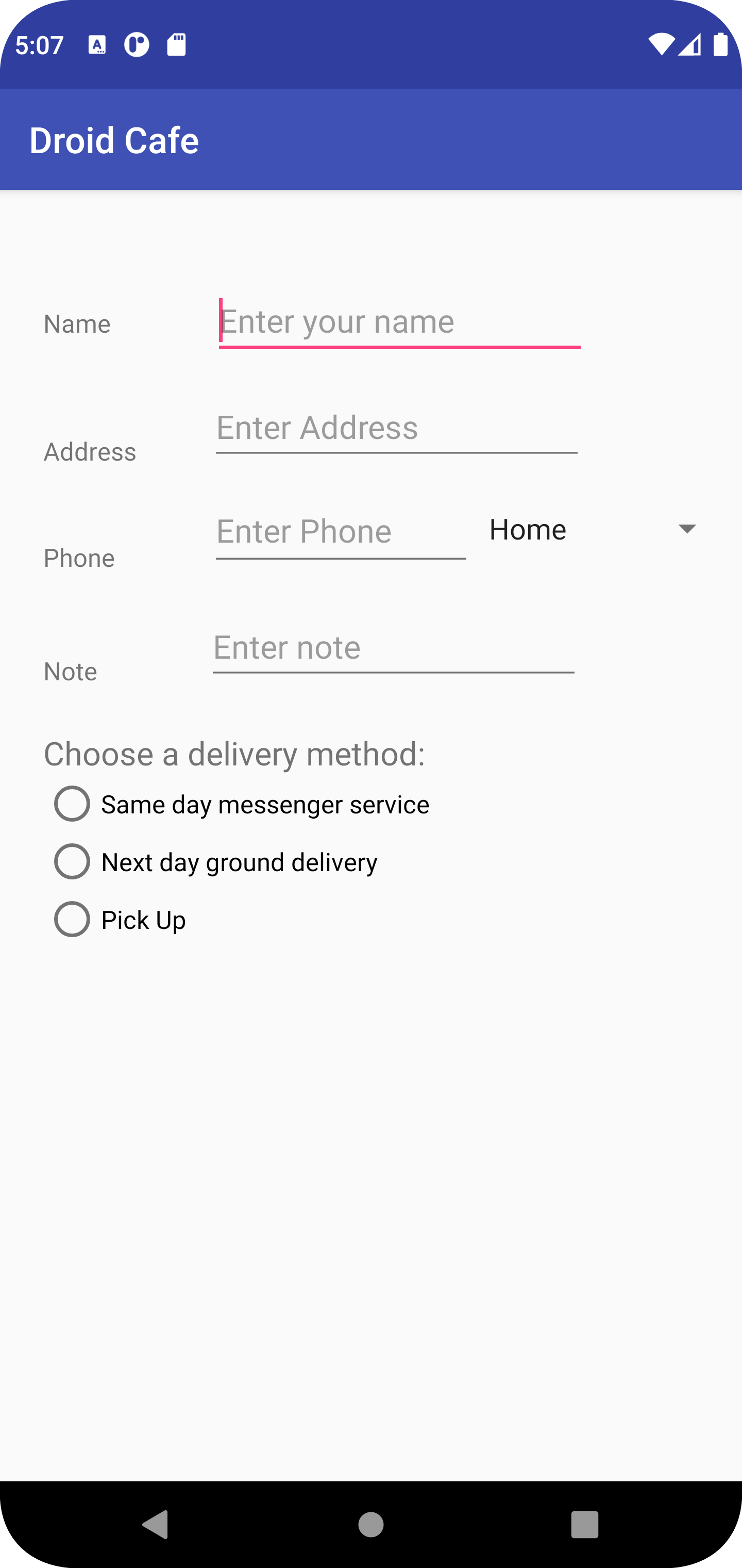 GitHub - atkhzolkefly/Android-Studio-Cafe-Tuto: Challenge: The radio ...