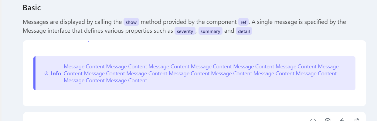 Messages: Icon shrinks as text in message grows larger · Issue #4977 · primefaces/primereact ...