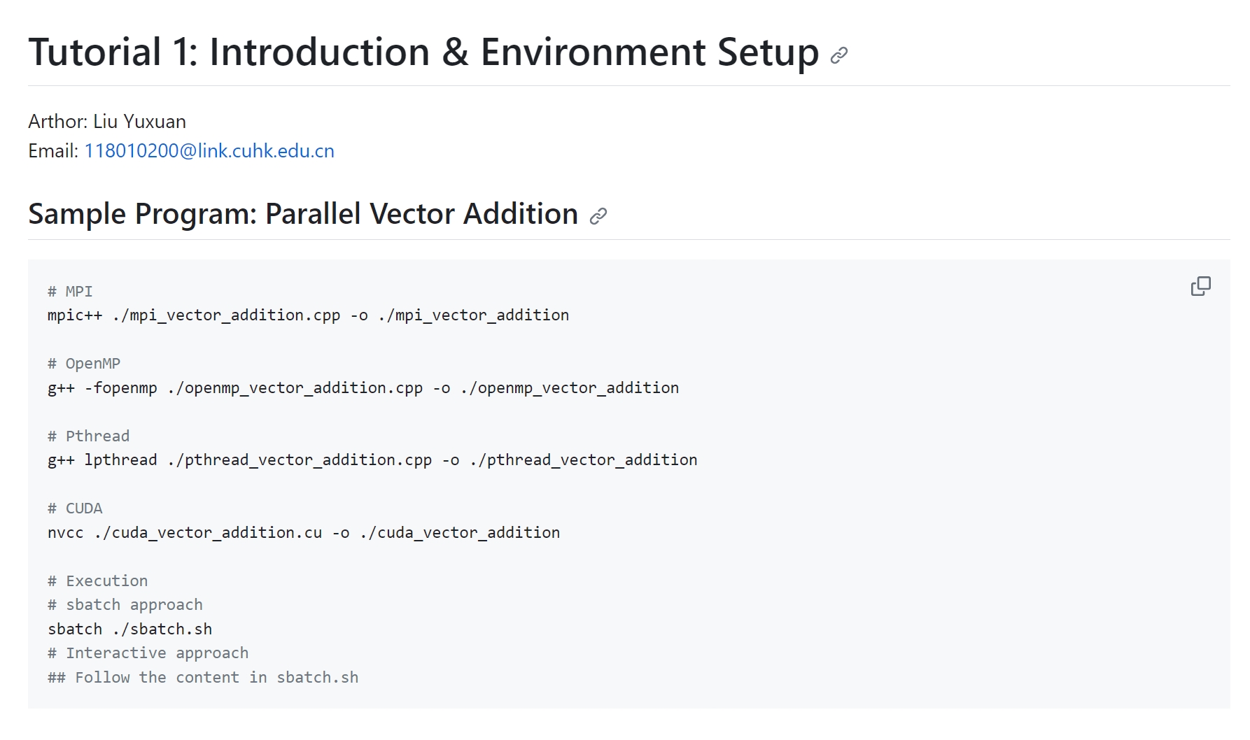A typo in tutorial1 · Issue #35 · tonyyxliu/CSC4005-2023Fall · GitHub