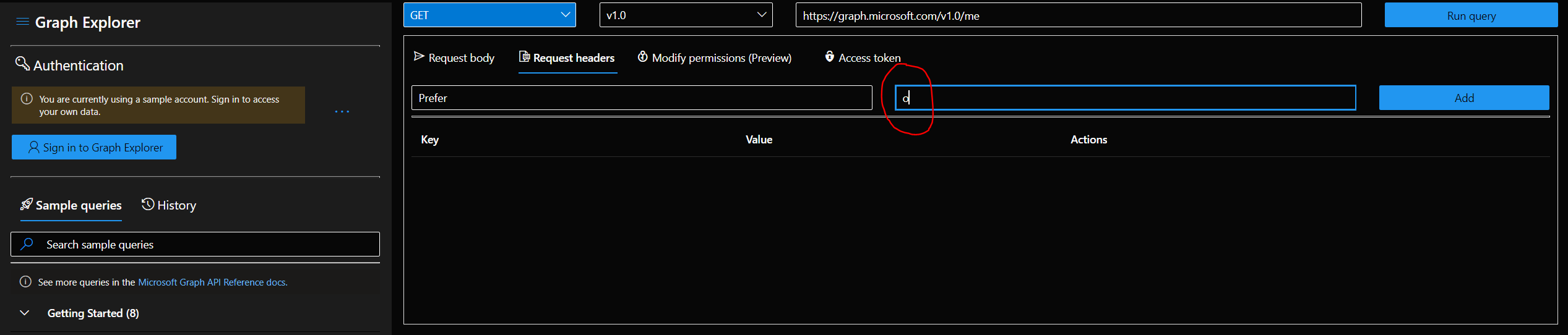 Can't erase first letter in Header name and Header value · Issue #1123 · microsoftgraph ...