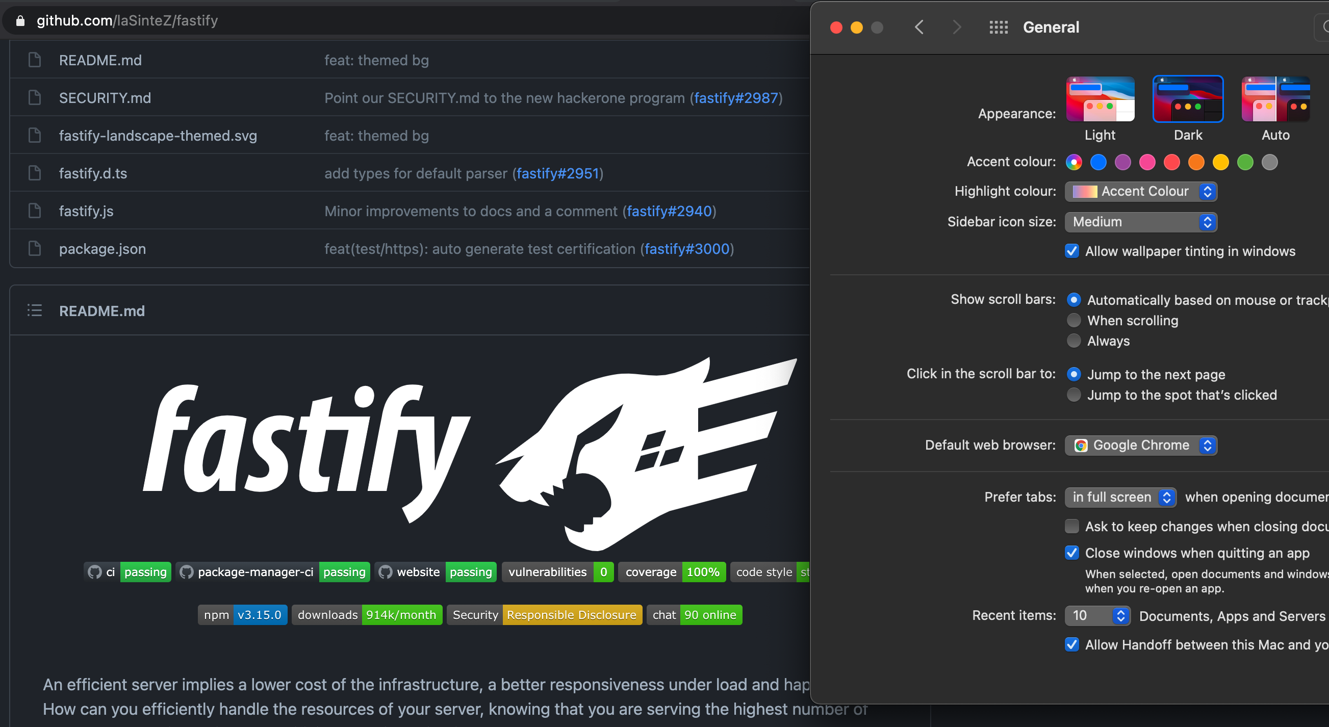 Logo in github dark mode is almost invisible · Issue #2779 · fastify ...